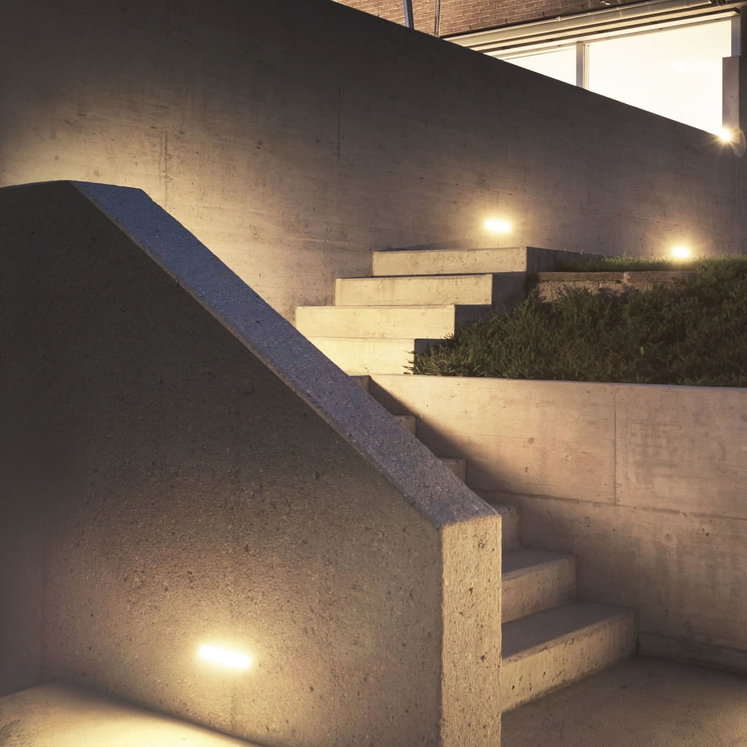 Luminaire encastrable au mur - CONCRETE - Simes - à LED / rectangulaire ...