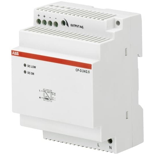 Alimentation électrique DC/DC - CP-D24/2.5 - ABB Home and Building Automation - KNX