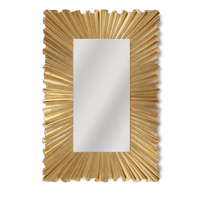 Miroir mural - RUFFLE - Christopher Guy - contemporain / rectangulaire / en bois massif