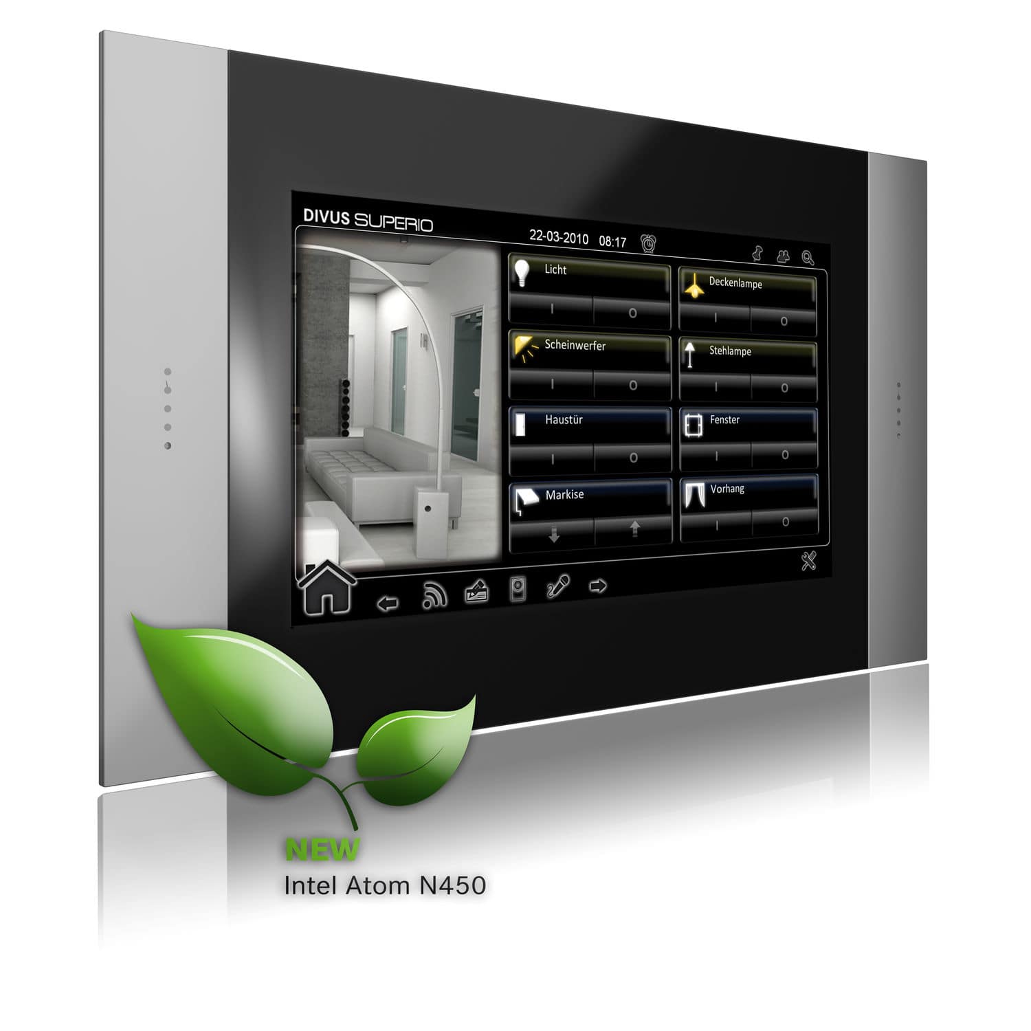 Écran tactile pour système domotique multifonction - SUPERIO - DIVUS ...