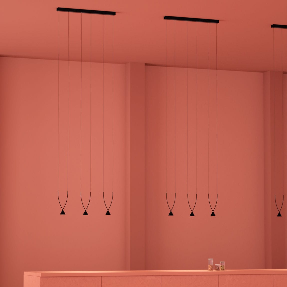 Suspension - JEWEL - AXO Light - en aluminium / en verre / en ABS