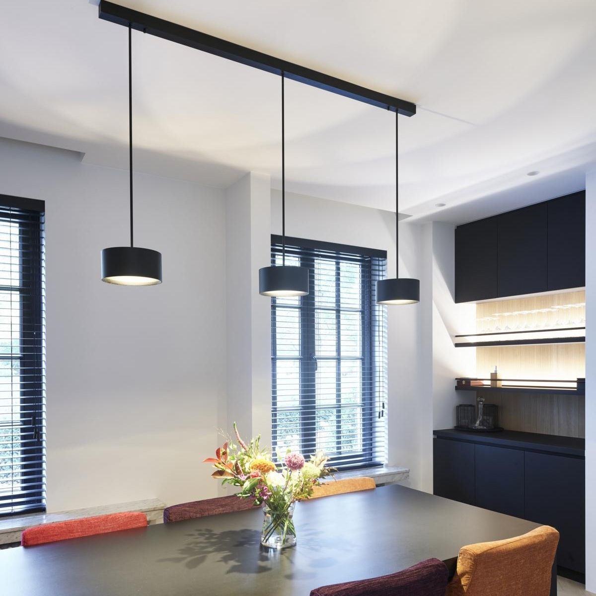 Suspension - SPAZIO - psmlighting - en aluminium / contemporaine / droit