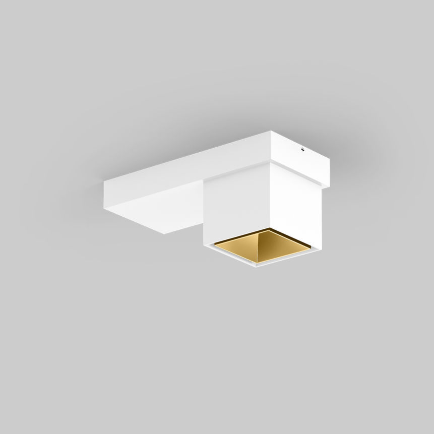 Spot en saillie - SASSO 60 BASE 1 - XAL - à LED / carré / cylindrique