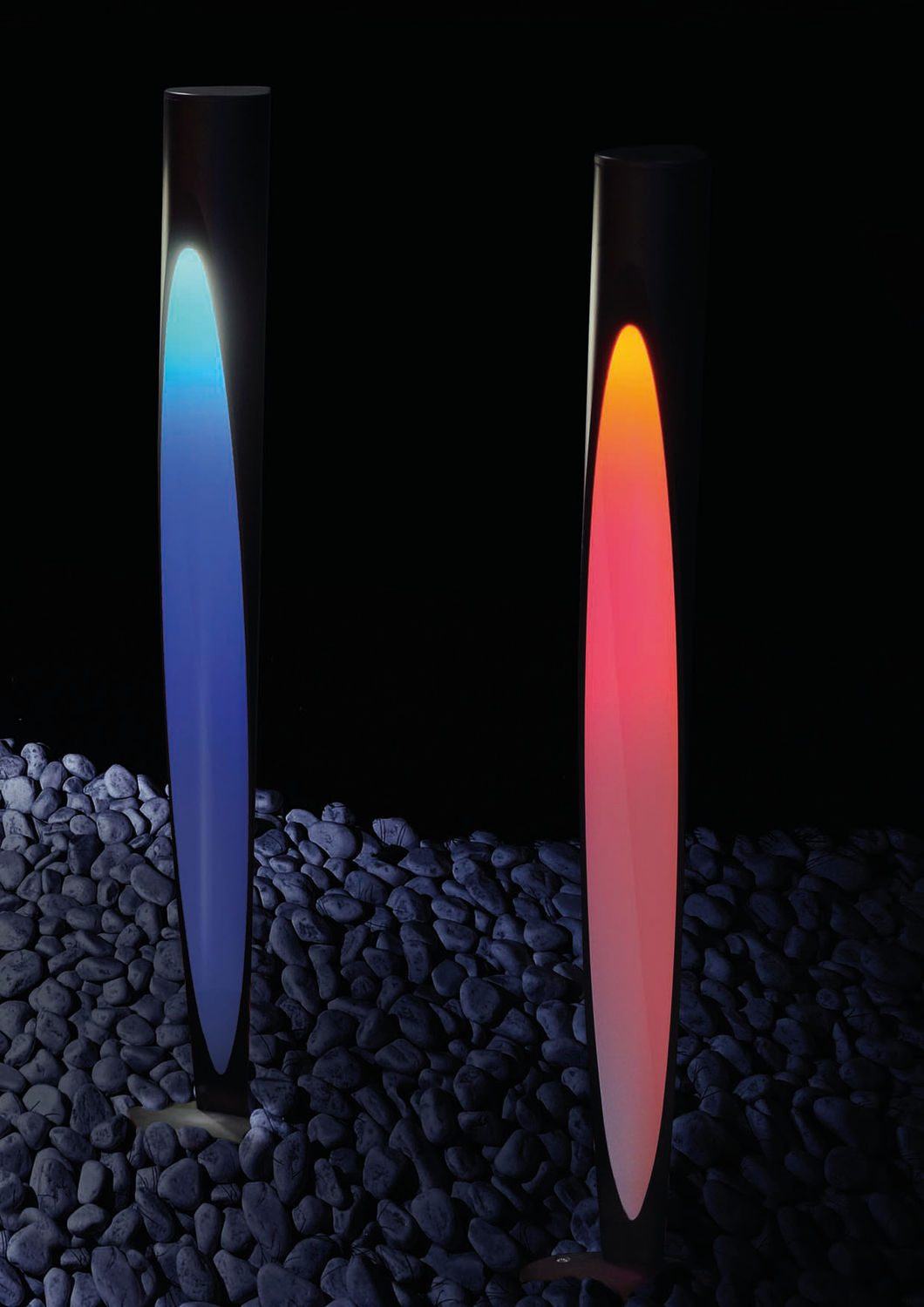 Colonne lumineuse contemporaine - CUT - Aldabra - en aluminium / à LED ...