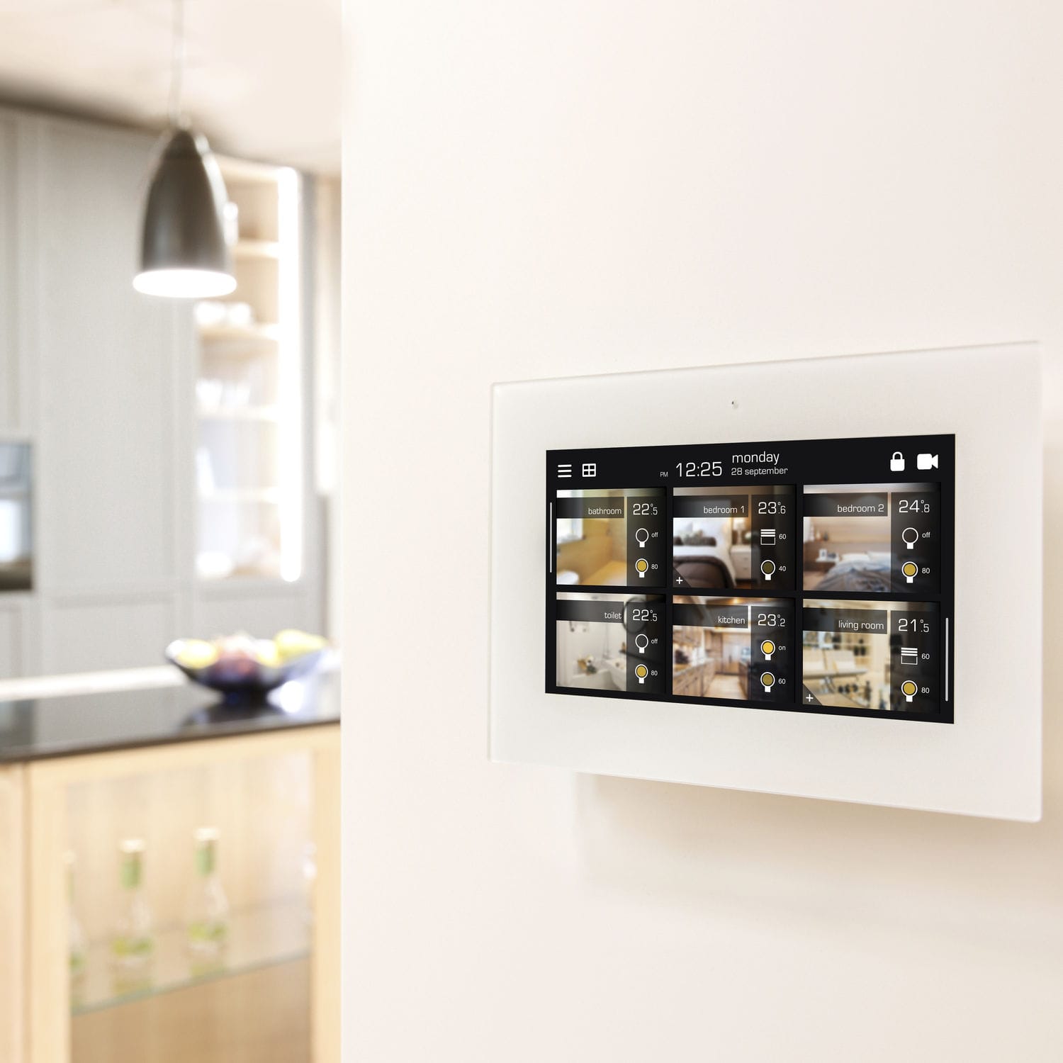 Écran tactile pour système domotique - VIIP-7E - Ingenium - BES KNX ...