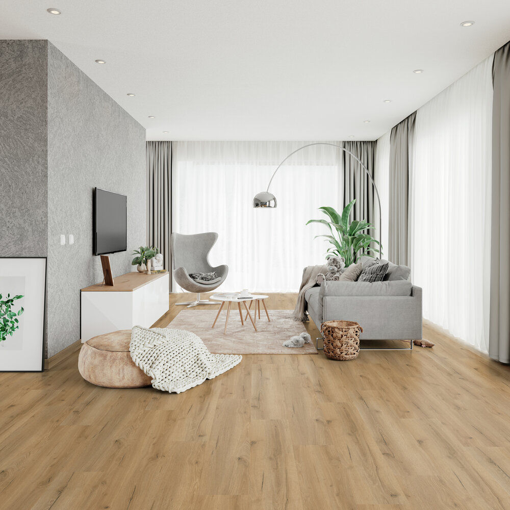 Parquet contrecollé - MACADAMIA - tilo GmbH - en chêne / verni / préverni