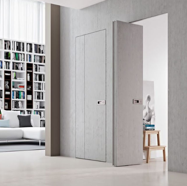 Porte invisible - Linea - PAIL SERRAMENTI - d'intérieur / en bois / pliante