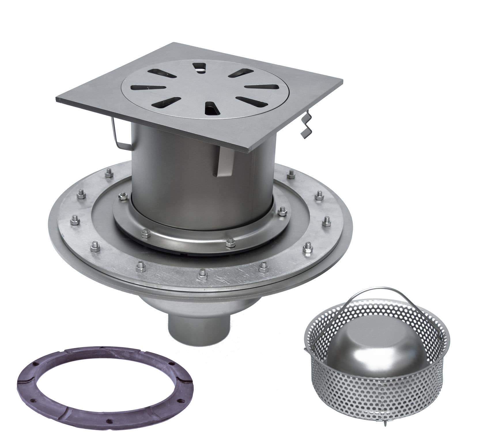 Siphon de sol en inox - P.016T - LEONI s.r.l. - pour applications ...