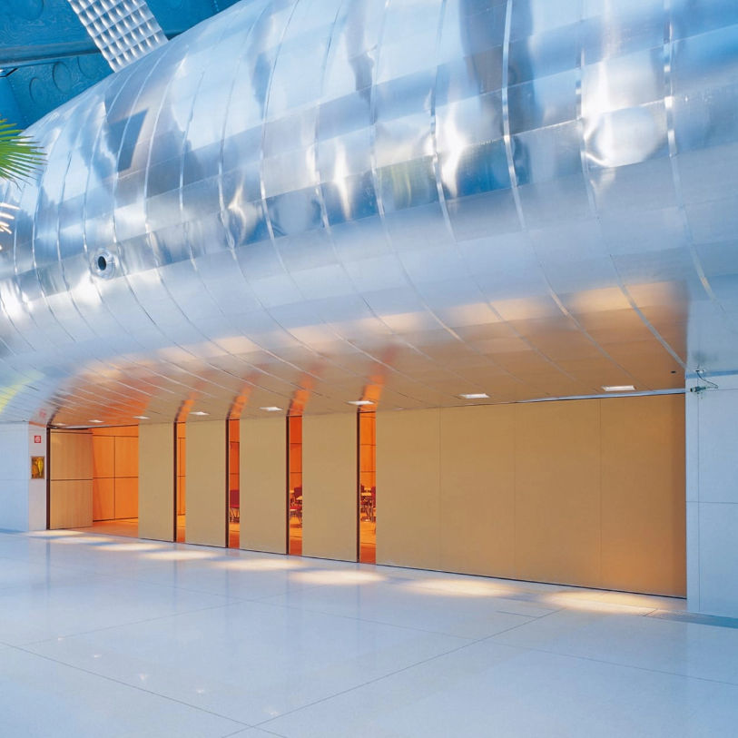 Cloison pliante - EI60 - ESTFELLER - coulissante / en métal / pour ...