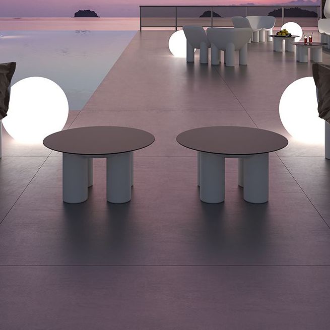 Table basse contemporaine - ATENE - PLUSt COLLECTION - en HPL / avec piètement en polyéthylène ...