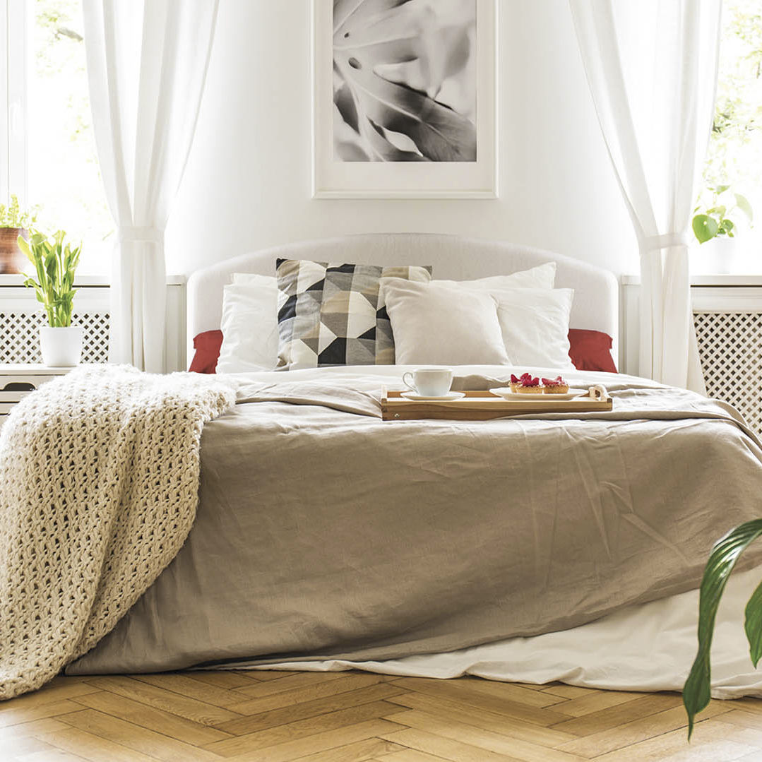 Lit double - Domingo - Milano Bedding - contemporain / tapissé / avec ...