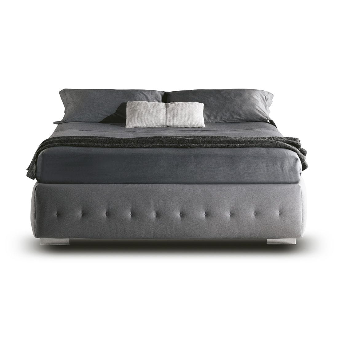 Lit double - Raja - Milano Bedding - contemporain / tapissé / avec base ...