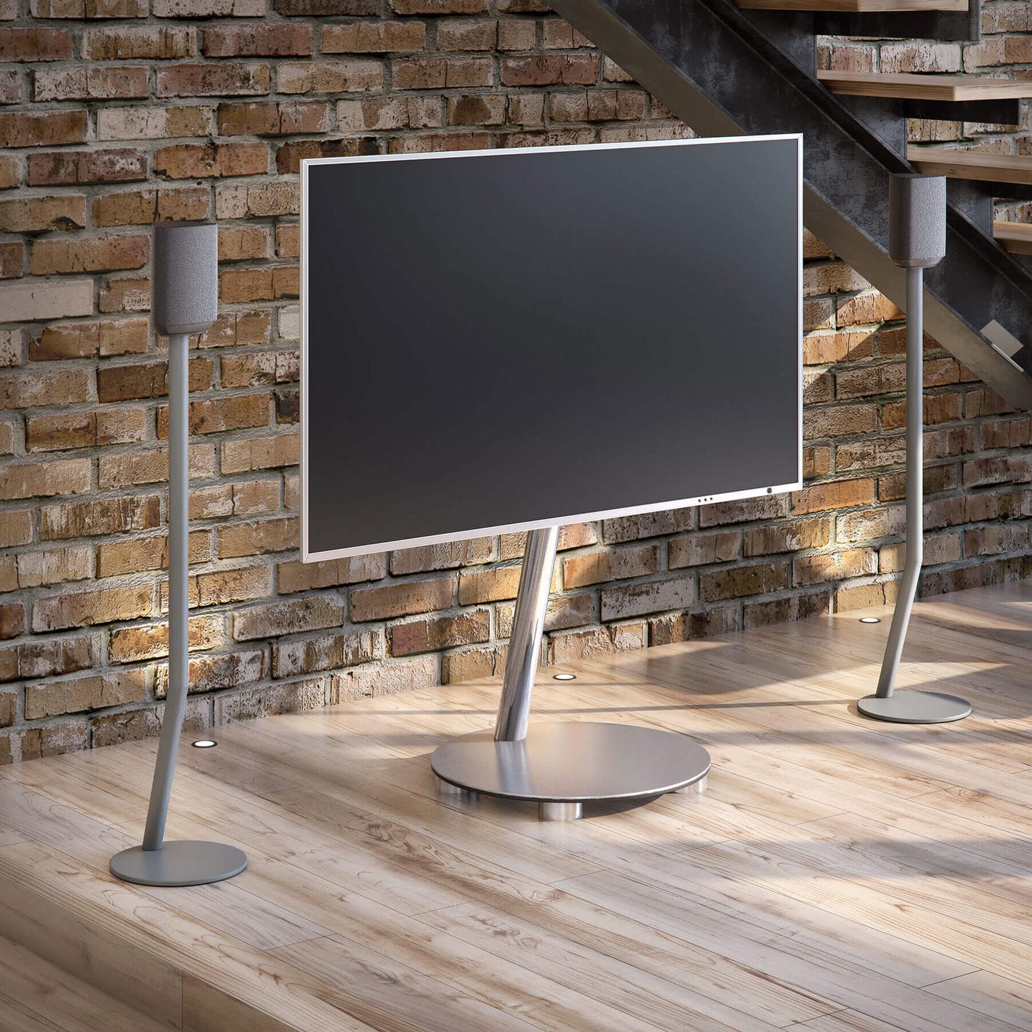 Support TV sur pied contemporain - OMEGA & CIRCLE - wissmann ...