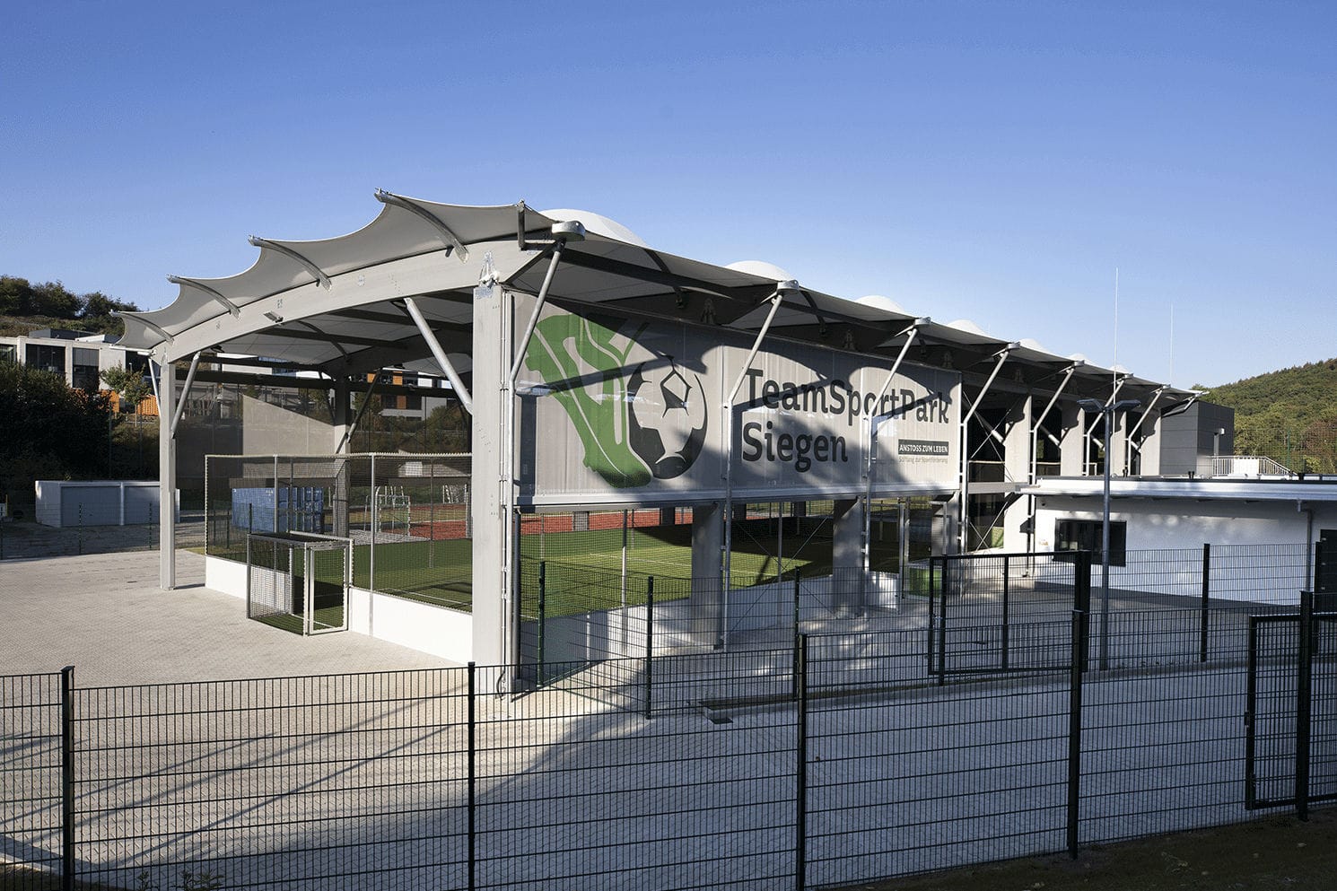 Structure tendue pour couverture - SIEGEN - SMC2 - pour espace public