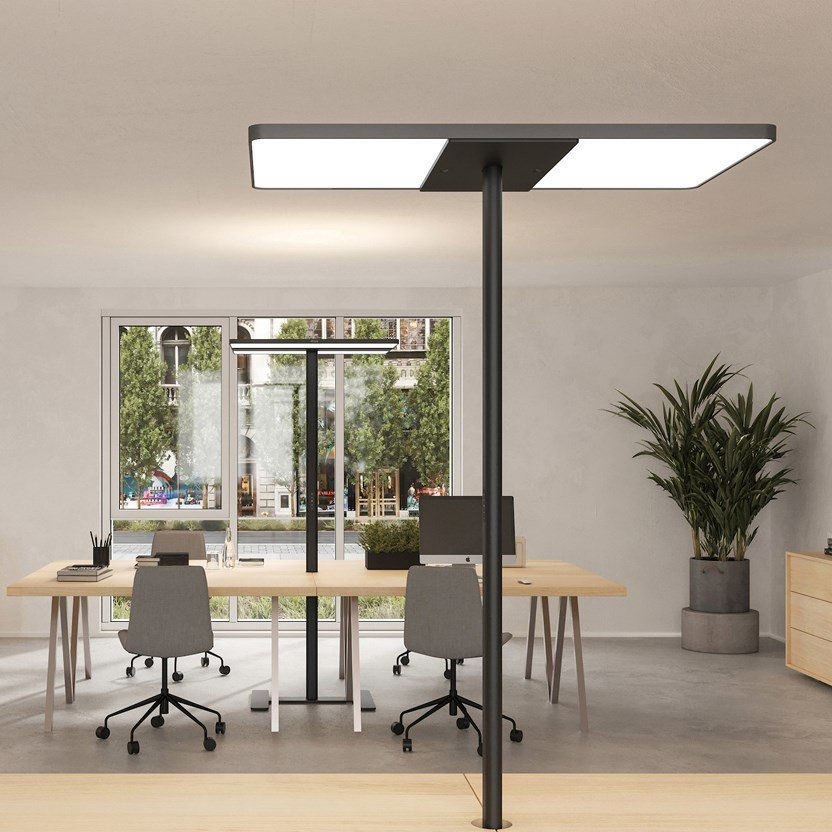 Luminaire sur mât - ADAPT-F 4 DESK - GLAMOX - à LED / rectangulaire ...