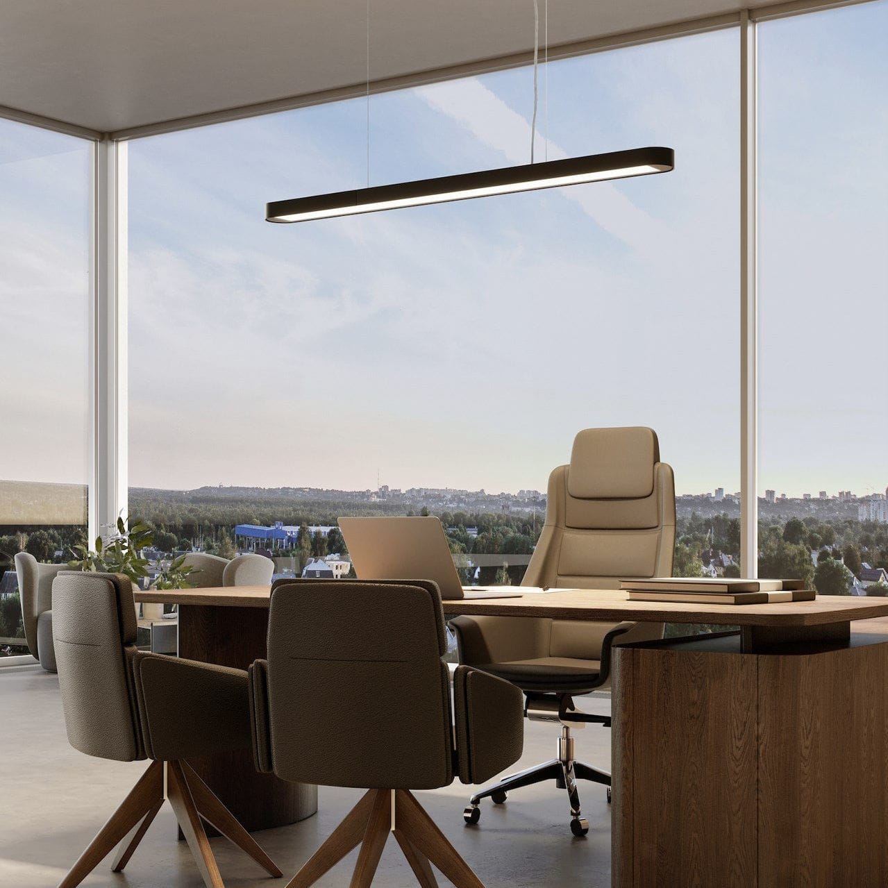 Luminaire suspendu - C94-P - GLAMOX - à LED / infrarouge / linéaire