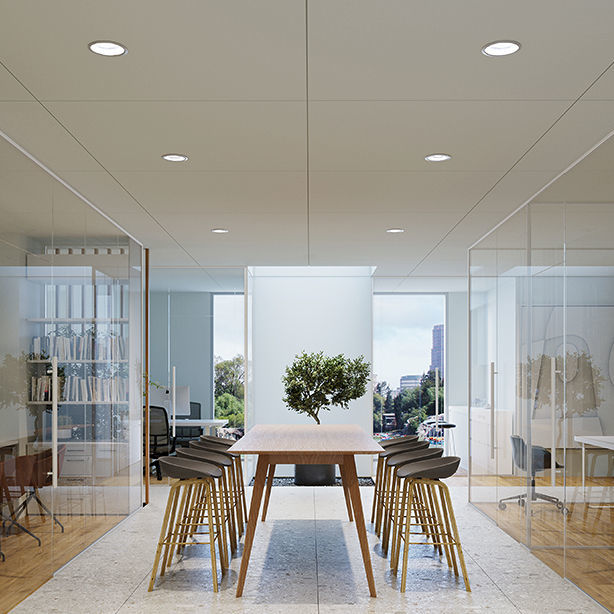 Downlight encastrable au plafond - D70-R155 G2 - GLAMOX - LED RGB / rond / IP54