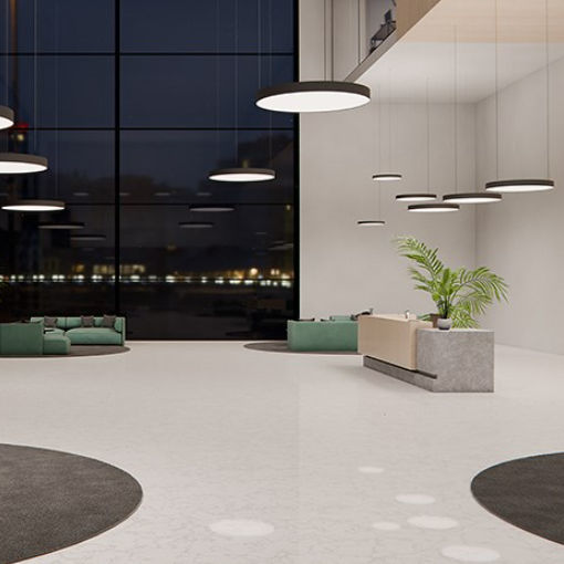 Luminaire suspendu - LUNA-R G2 - GLAMOX - à LED / rond / carré