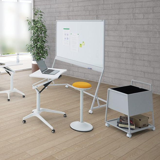 Tabouret contemporain - REPIROUE - Okamura - en tissu / avec piètement ...