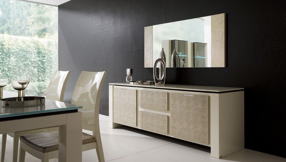 Buffet contemporain - DIAMOND - Rossetto Armobil - en cuir