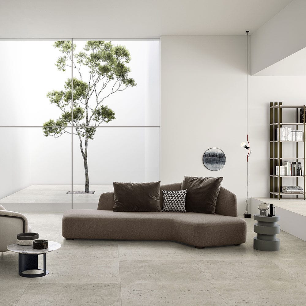 Canapé modulable - Sound - Bodema - en arc de cercle / compact / contemporain