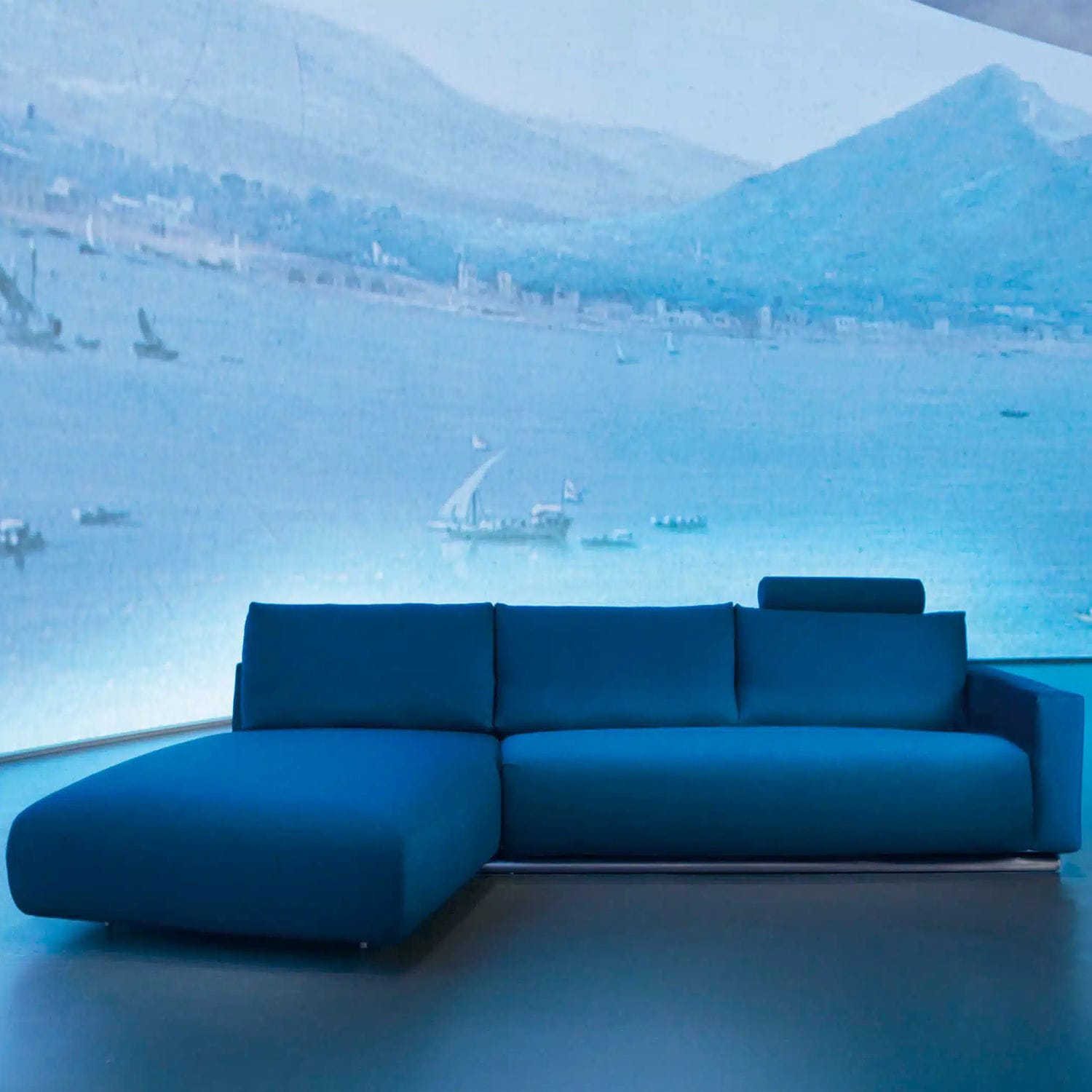 Canapé lit - Easy - Campeggi - contemporain / bleu / couleur ...