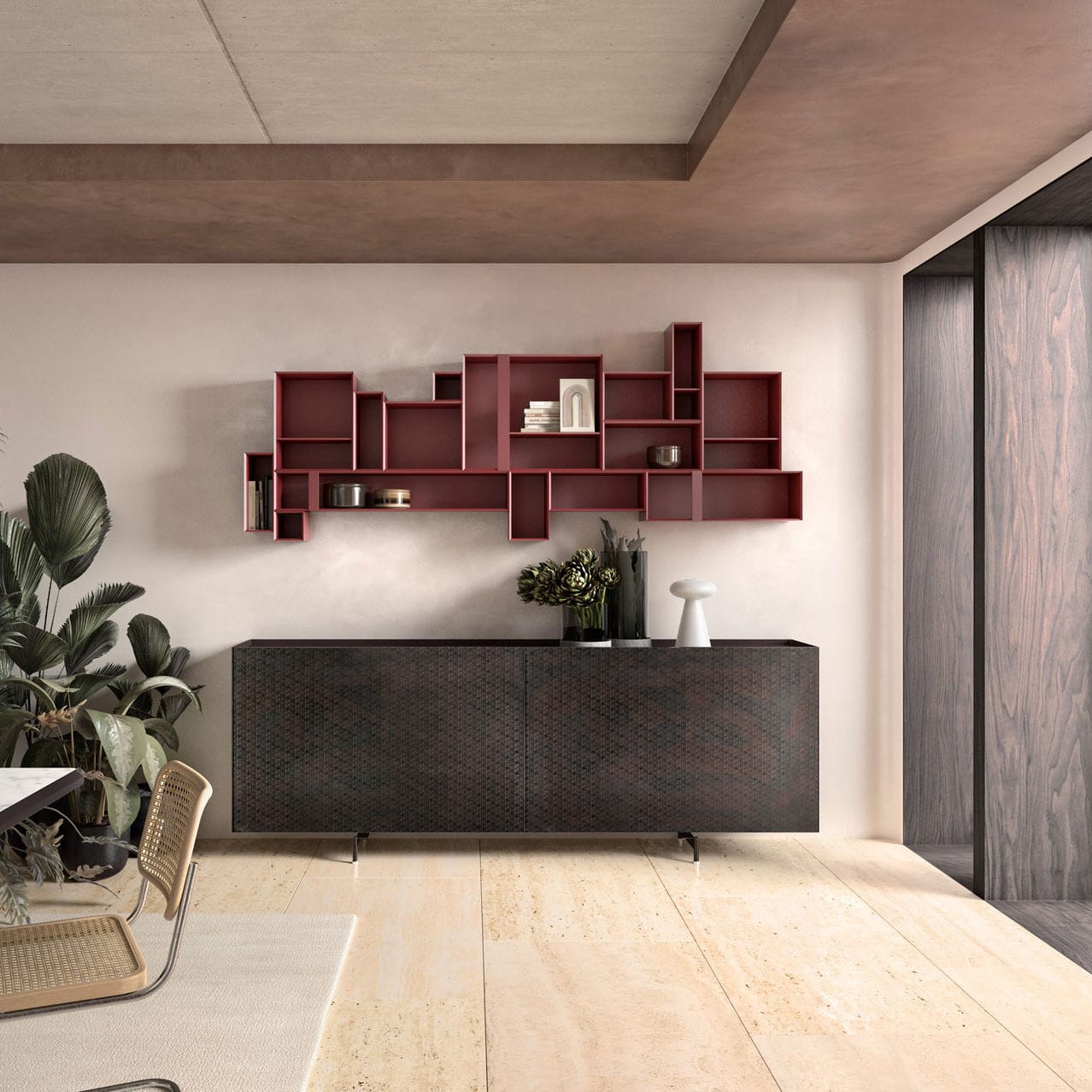 Buffet contemporain - ATELIER - Capo D'Opera Home - en bois laqué ...