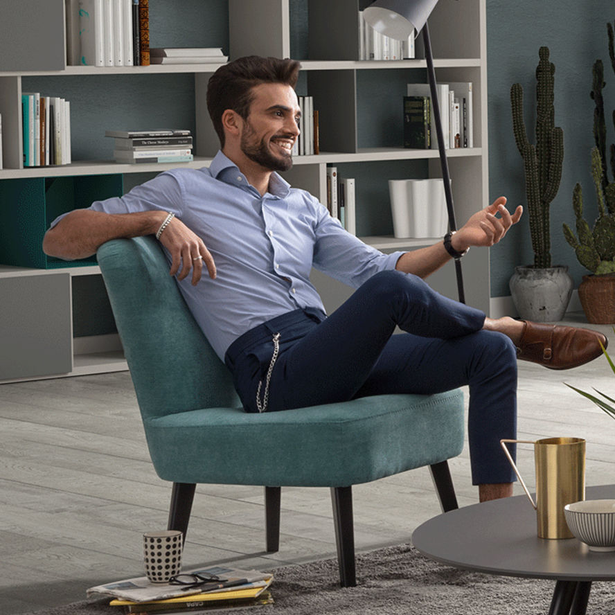 Chauffeuse contemporaine - MARGOT - ColombiniCasa - en cuir / en tissu ...