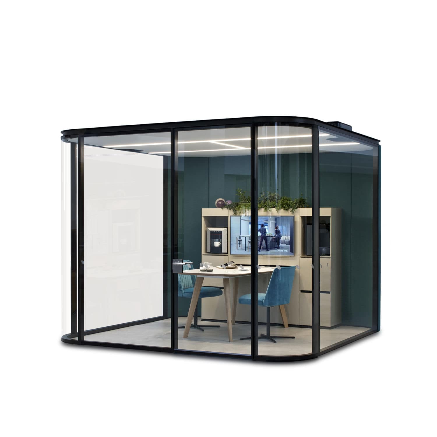 Cellule de concentration acoustique - ESTEL - vitrée / pour réunion ...