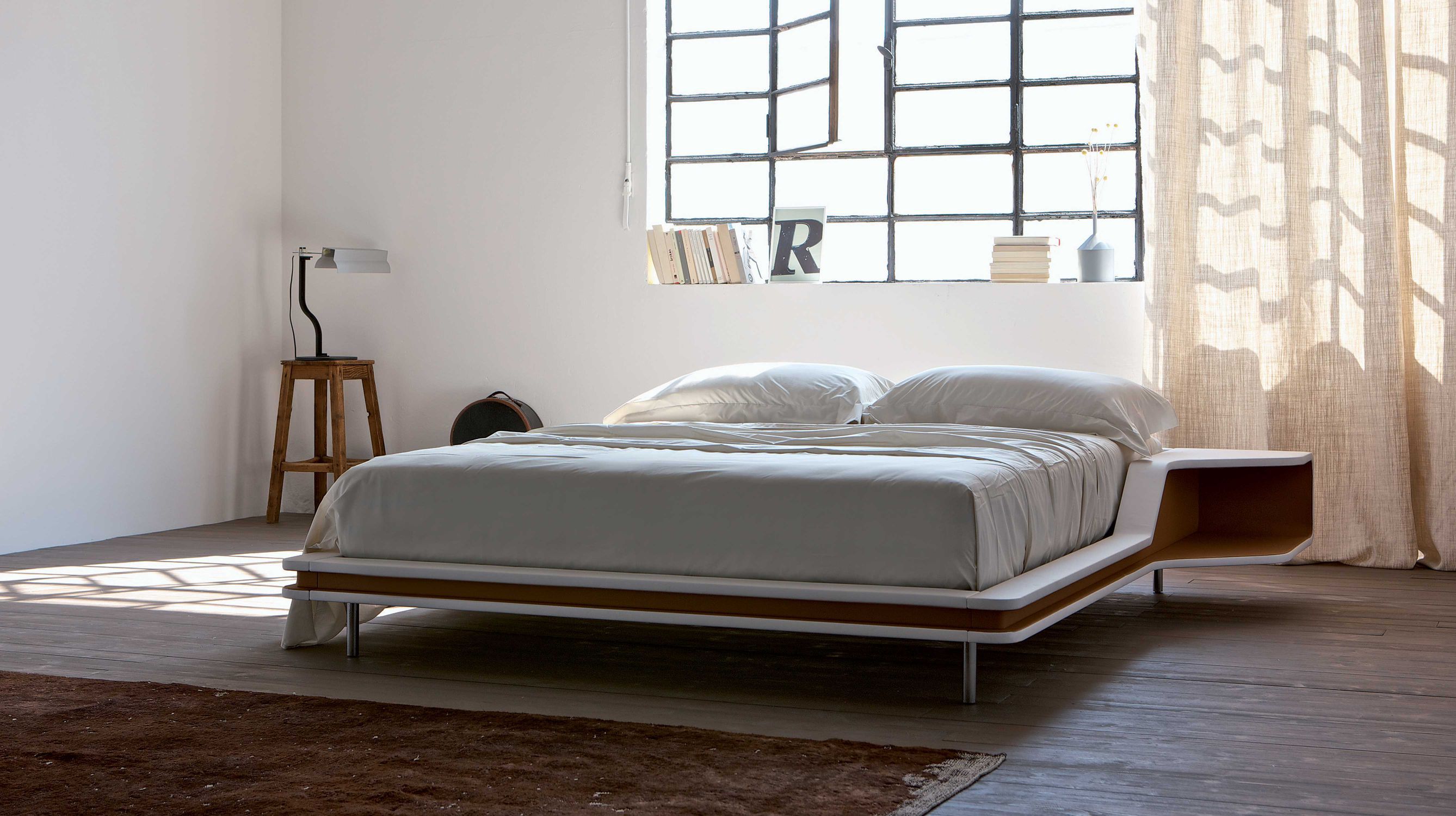 Lit double - AYRTON - ESTEL - contemporain / avec tête de lit / avec ...