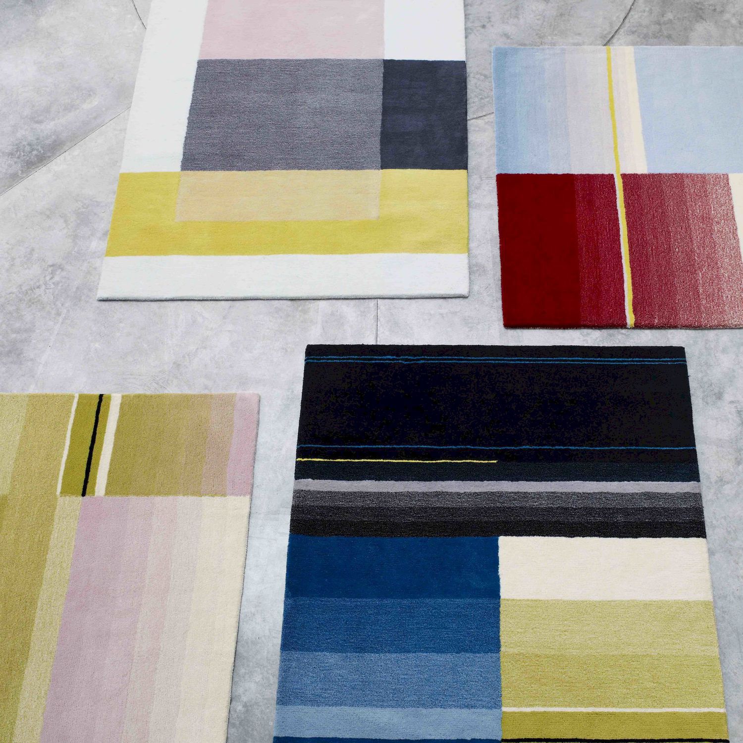 Tapis contemporain - COLOUR - Hay a/s - multicolore / en laine de ...