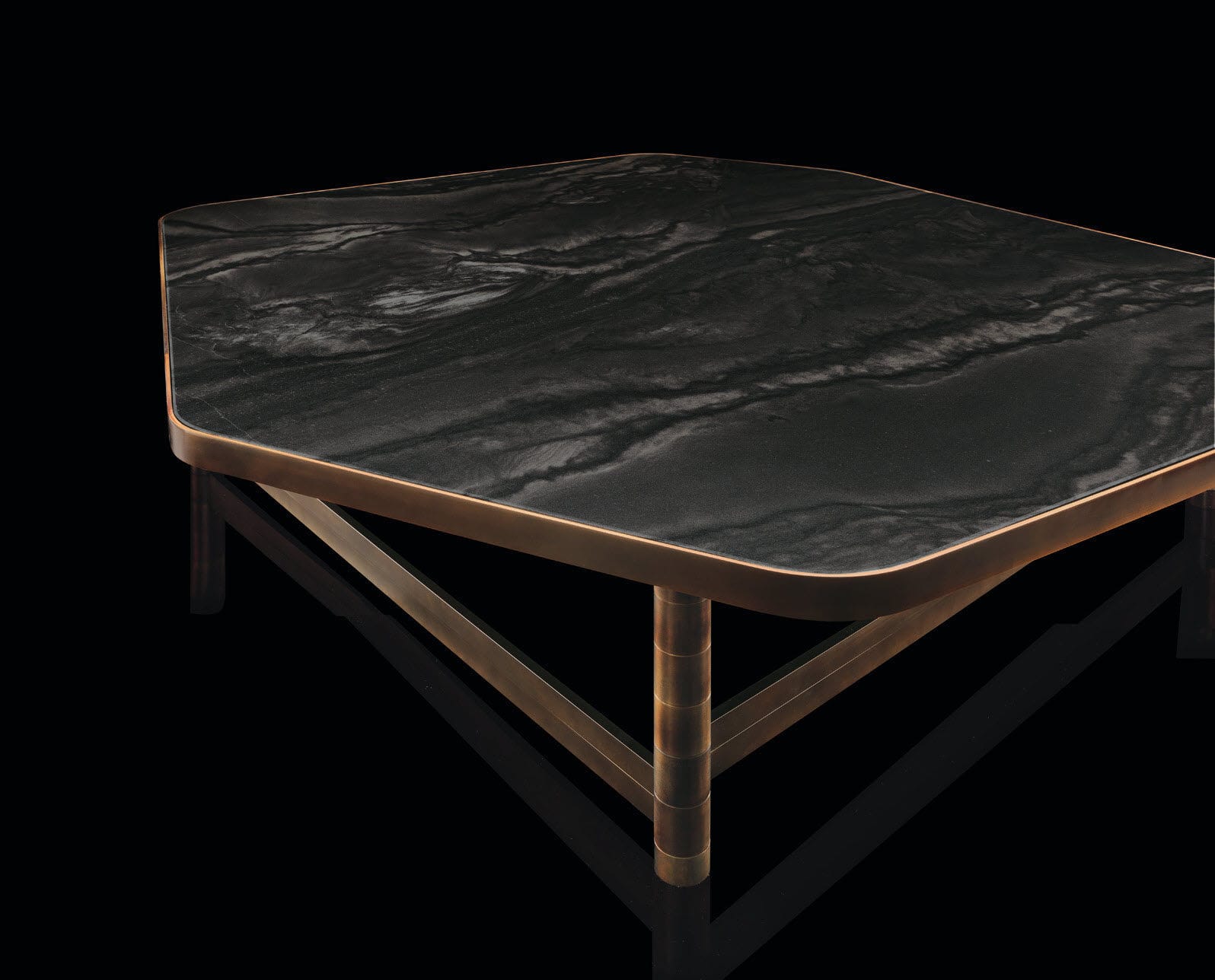 Table basse contemporaine - OR - Henge - en marbre / en granite / en ...