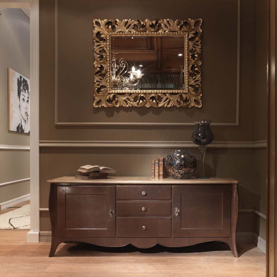 Buffet classique - ART. CT850 - Mobili Busatto - en bois laqué / marron
