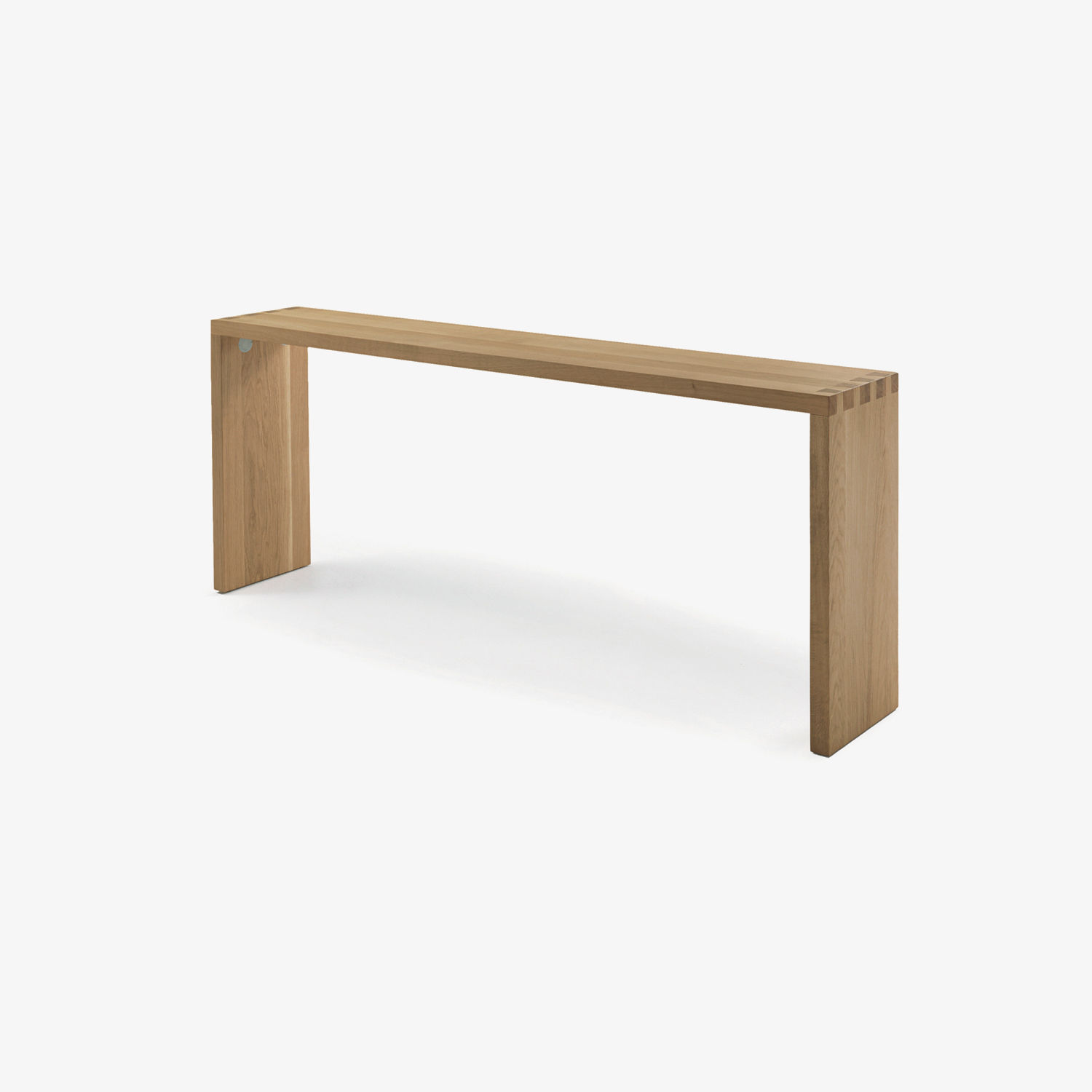 Console contemporaine - FRAME - RIVA 1920 - en bois massif / avec piètement en bois massif ...
