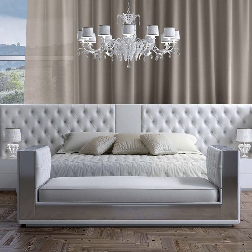 Bout de lit contemporain - IMPERO - Scandal Home Couture - en cuir / résidentiel