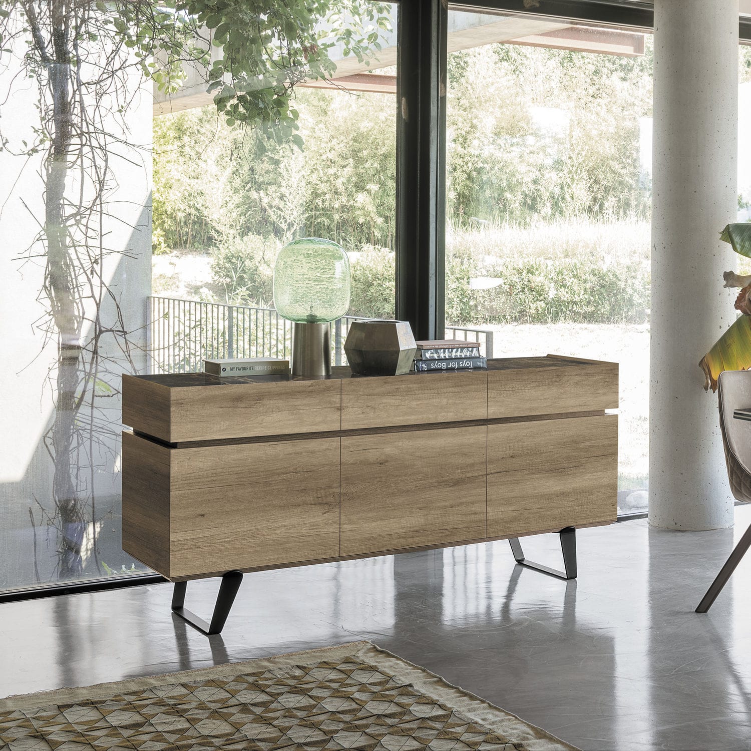 Buffet contemporain - ELECTA 180 - Target Point - en tôle / en métal ...