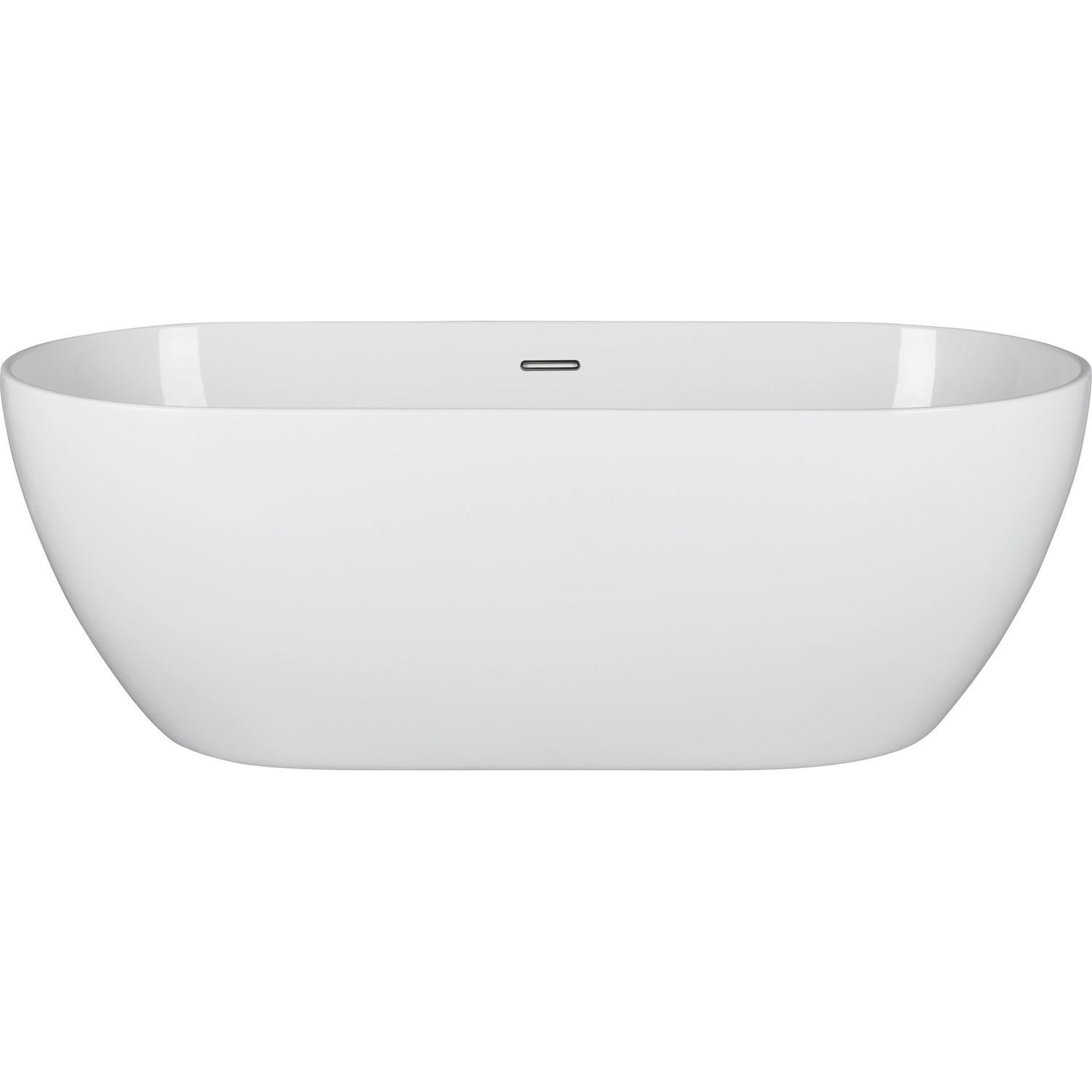 Baignoire ovale - E-PURE - Condor - à poser / près du mur / pour habitat