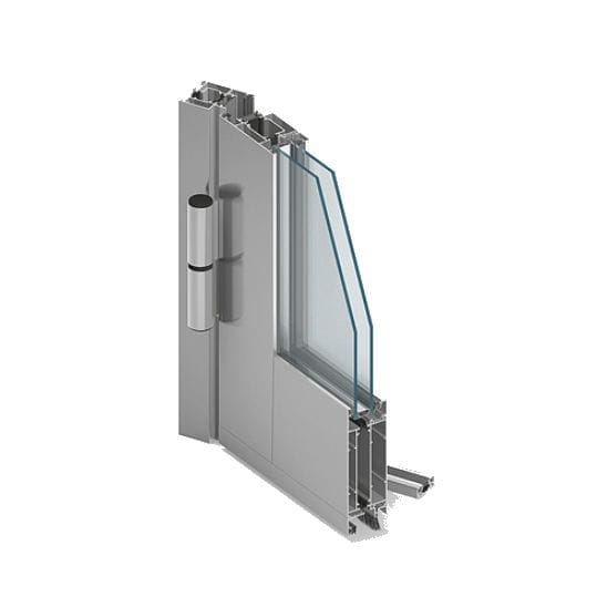 Profilé pour porte en aluminium - MB-59S - Aluprof S.A - à coupure ...