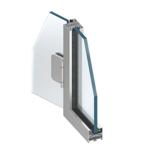 Profilé pour porte en aluminium - MB-45 OFFICE - Aluprof S.A