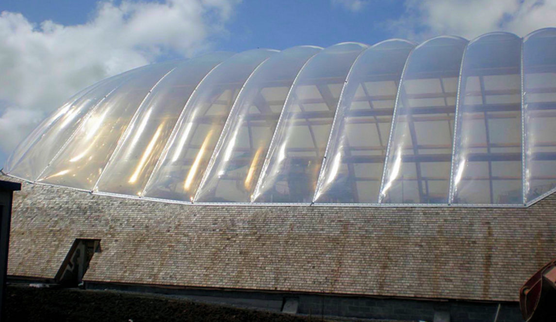 Membrane architecturale en ETFE - WATERWORLD BLUESTONE LEISURE POOL - Hightex - en PTFE / en PVC ...