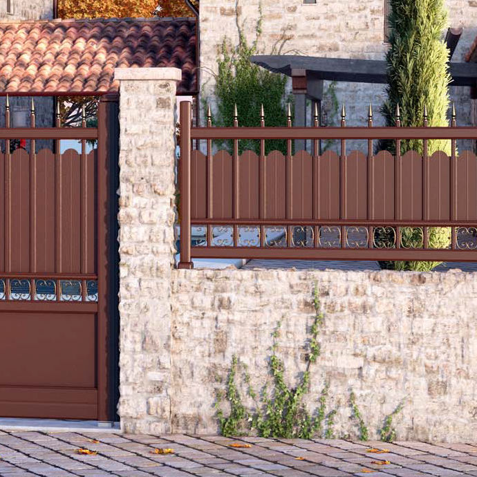 Clôture à barreaux - TRADITION : TEXAS - Roche Habitat - résidentielle ...