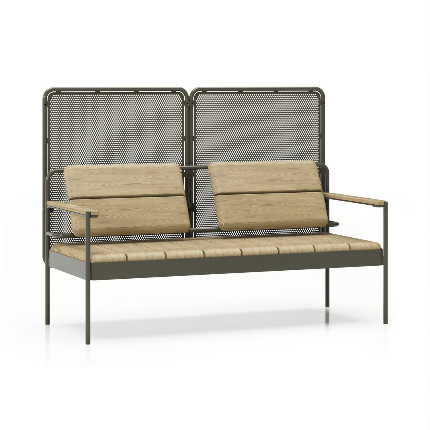 Salon de jardin contemporain - Alta series - NOLA INDUSTRIER - en acier / en pin / en bois huilé