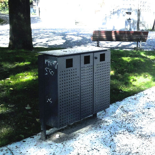 Poubelle publique - ECOLOGY - Euroform K. Winkler GmbH - en tôle d ...