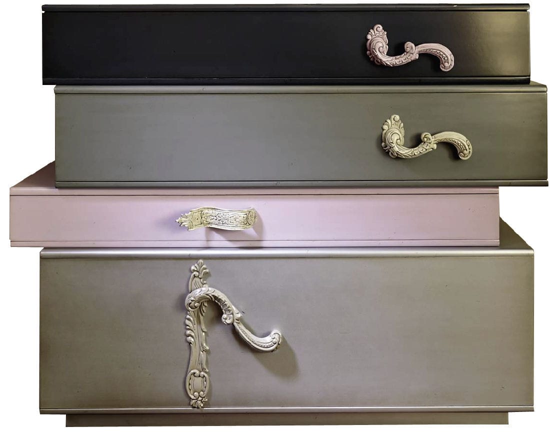 Commode design original - LONDON: 0100 - LOLA GLAMOUR - en bois laqué ...