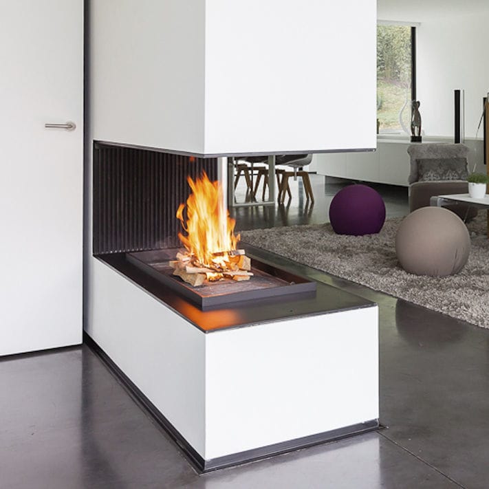 Cheminée à bois - UNIVERSAL EXTENDED 7 - Metalfire Architectural ...