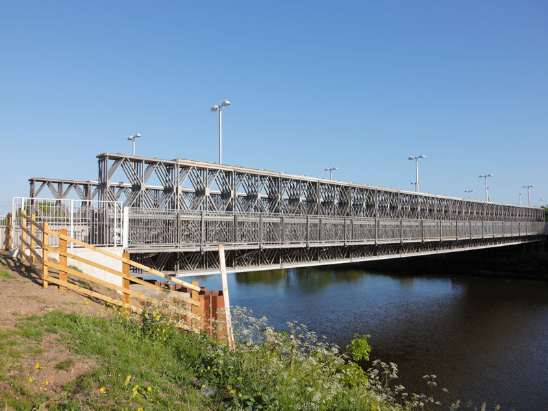 Pont en aluminium - JPB - Janson Bridging - à treillis / routier