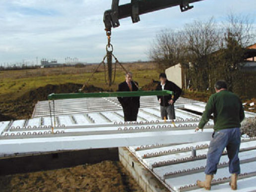 Dalle de plancher en béton - SEACISOL - SEAC - en polystyrène / en ...