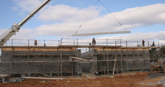 Dalle de plancher en béton précontraint / en béton préfabriqué / pour ...
