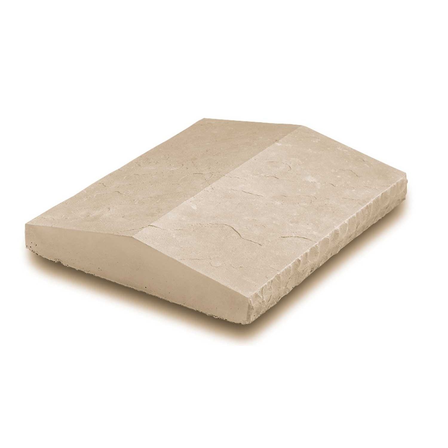 Chaperon de mur en pierre - CHISELED EDGE PEAKED - Eldorado Stone