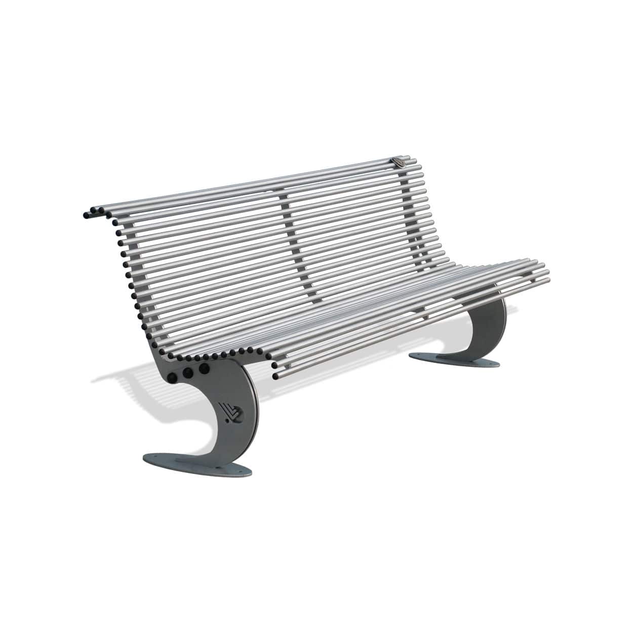 Banc public contemporain - LUXE 1133 - DIMCAR s.r.l. - en inox / avec ...